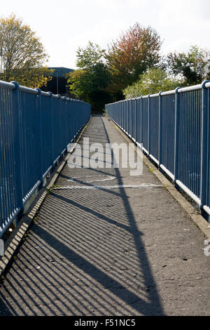 River Soar footbridge, Leicester, Leicestershire, England, UK Stock ...