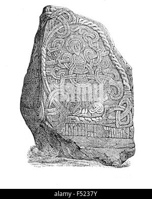 Jelling Rune Stone of King Harald Bluetooth, Jelling, Denmark 690821 ...