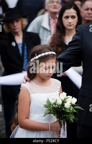 Rome, Italy. 26th Oct, 2015. Giorgia, ten years old, performing a fake ...