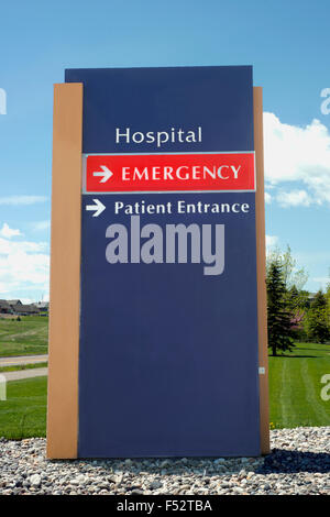 The ambulance entrance for the emergency and accident department Stock ...