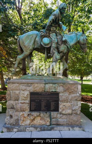 Statue of Kit Carson in Carson City, Nevada Stock Photo - Alamy