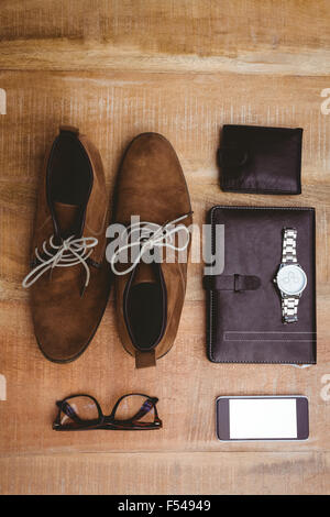 View of stuff for a businessman Stock Photo - Alamy