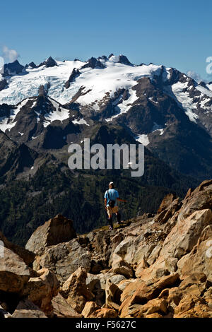Mount Olympus from the Bailey Range Olympic National Park Washington ...