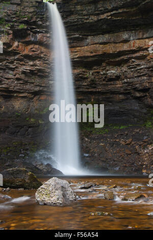 Hardraw Force, England`s largest single drop waterfall, a reputed 100 ...