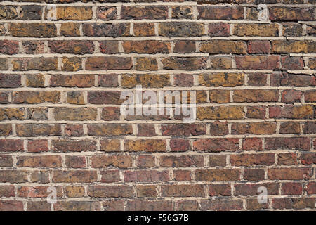 Empty red brick wall texture background Stock Photo - Alamy