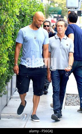 Hip-hop rapper Common out and about in Beverly Hills Featuring: Common ...