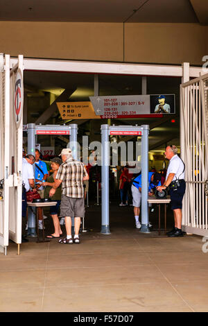 Gate 6 into the baseball stadium at Target Field in Minneapolis MN ...