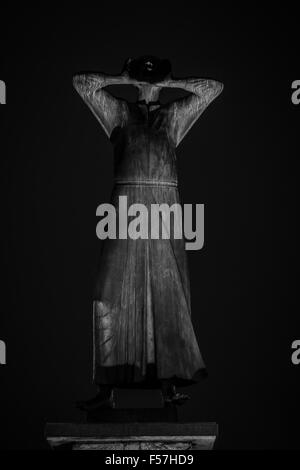 Sculpture 'Der Rufer' (The Caller) by Gerhard Marcks, Berlin, installed ...