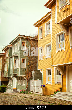 Old Ottoman House in Istanbul in Turkey in Middle East Asia. Housing ...