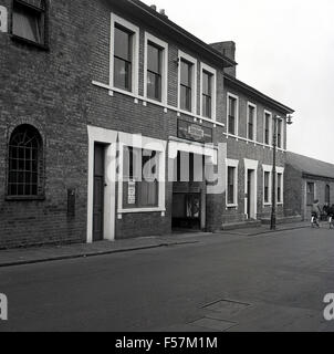 1950s historical, exterior view of Ever Ready factory Stock Photo - Alamy