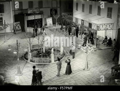 Scene from an Italian film 60s Stock Photo - Alamy