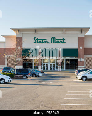 Stein Mart department store front exterior entrance with the company ...