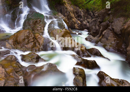Tien Sa Waterfall, Sapa village, Lao Cai Province, Northwest Vietnam ...