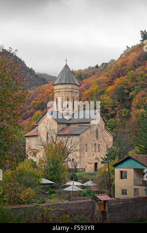 Church, located Racha region of Georgia, lower Svaneti mountains ...
