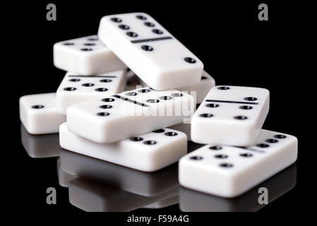 Stack of Dominoes Stock Photo: 24329211 - Alamy