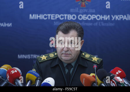 Kiev, Ukraine. 30th Oct, 2015. The head of the party ''Ukrainian ...
