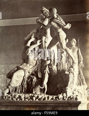 Statue of Farnese Bull (Toro Farnese), National Archaeological Stock ...