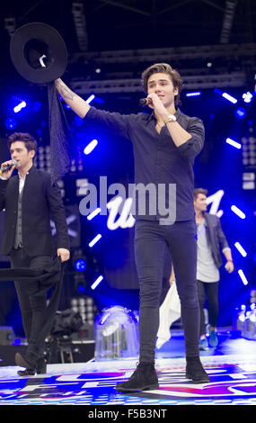 union jay perform at fusion festival Featuring: union j Where ...