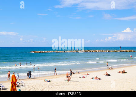 Frishman Beach, Tel Aviv, Israel Stock Photo - Alamy