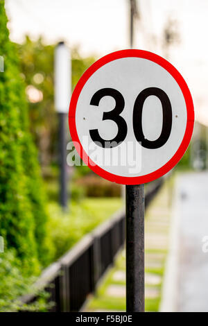 Speed 30, street sign in Berlin Stock Photo - Alamy