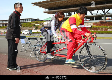 Japanese cycle sportscenter, Shizuoka, Japan. 1st Nov, 2015. Kazuhiko ...