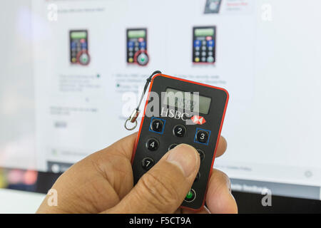 HSBC internet banking security pin device on online banking statement ...