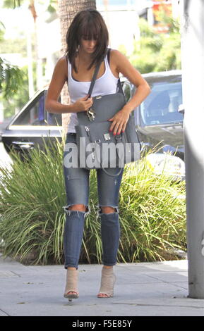 Cara Santana goes shopping in Hollywood Featuring: Cara Santana Where ...