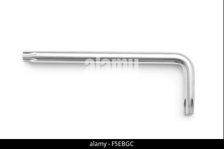 Star wrench isolated on white background steel Stock Photo - Alamy