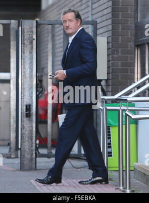 Piers Morgan outside ITV Studios Featuring: Piers Morgan Where: London ...