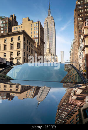 A view of a building and a parked car on a sunny day in Trinidad Stock ...