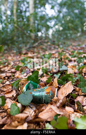 Fallen trash can Stock Photo - Alamy