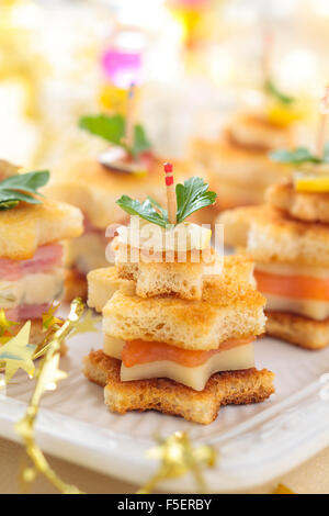 Star shaped toasts Stock Photo - Alamy