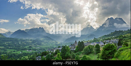 view to mountains of the pyrenees Stock Photo - Alamy