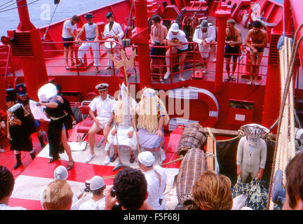royal navy. Crossing the line equator ceremony ww1 Stock Photo - Alamy