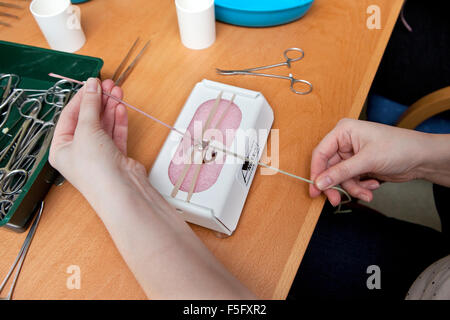 Basic surgical skills learning basic knot tying and suturing techniques ...