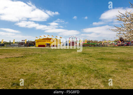 Travelling fairgroun on Woolwich Common, Woolwich, London, UK Stock ...