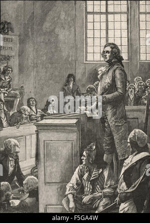 Trial Of Louis Xvi Stock Photo - Alamy