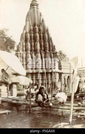Ablutions along the sacred river , India Stock Photo - Alamy