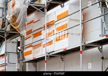 Insulation for thermal protection to shell of the house Stock Photo - Alamy