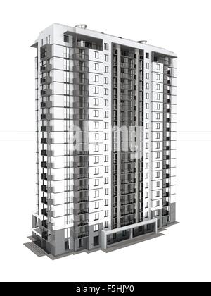 Multi-storey residential building Stock Photo - Alamy