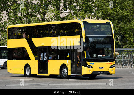 Berlin, Germany, BVG bus lines X10 and 100 at Hardenbergplatz Stock ...