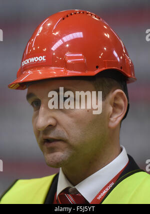 Bohumin, Czech Republic. 5th Nov, 2015. Rock insulation wool producer ...