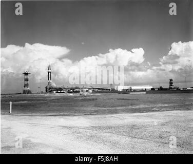 Image showing the Atlas missile assembly line from the west end ...