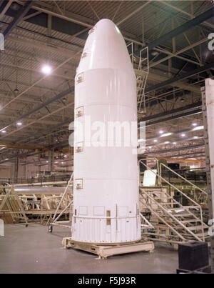 Image showing the Atlas missile assembly line from the west end ...