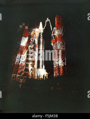 Atlas 7D Details Prelaunch of 7D; Pad 14; AMR Stock Photo - Alamy