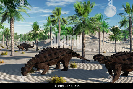 Pinacosaurus Ankylosaur Dinosaurs Stock Photo - Alamy
