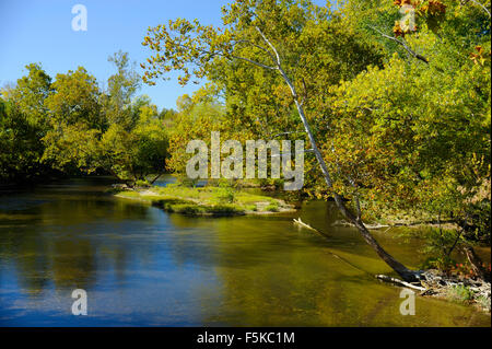 Dam on the Big Blue River, Edinburgh, Indiana Stock Photo - Alamy