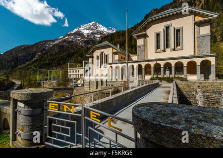 Italy Piedmont Val Formazza Power Station of Valdo - Villetta Enel ...