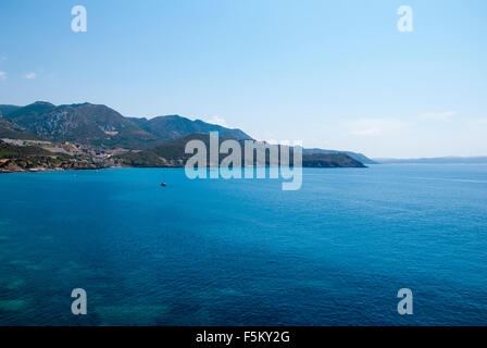 Coastal Landscape. Scene of Masua's sea stack daily in summertime ...