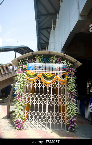 Metro railway station, versova, mumbai, maharashtra, india, asia Stock ...